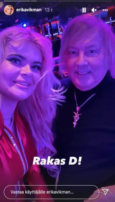 "Rakas D!" Erika Vikman viihtyi risteilyllä Dannyn kanssa! - Helmi ...