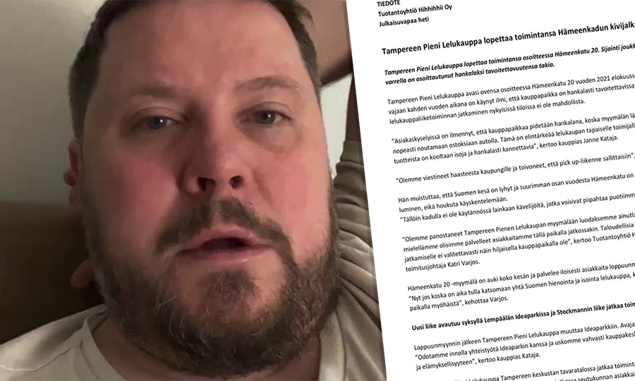 Janne Kataja kertoi suru-uutisia - "ei ole käytännössä lainkaan kävijöitä"
